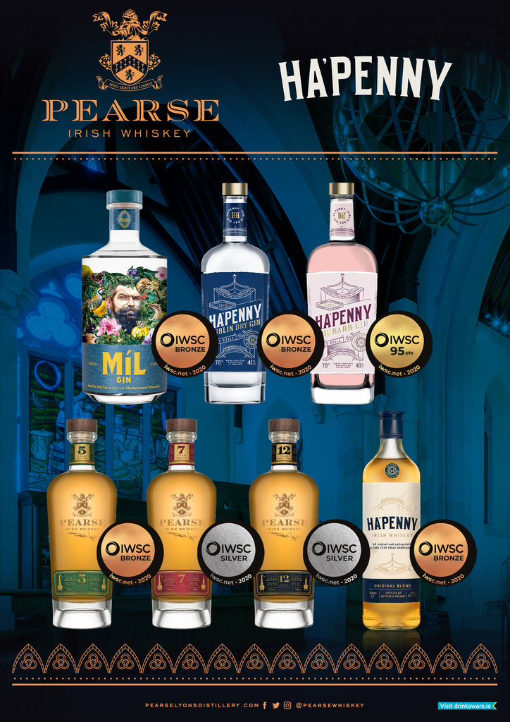 Pearse Lyons Distillery wins 7 IWSC medals – Drinks Industry Ireland
