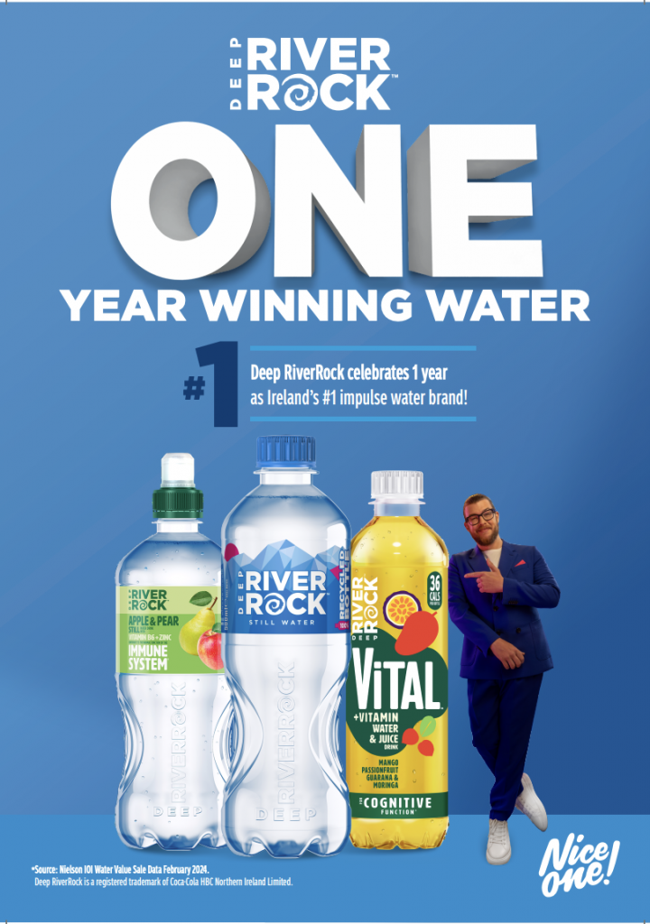 Deep RiverRock marks one year as Ireland’s leading impulse water brand ...